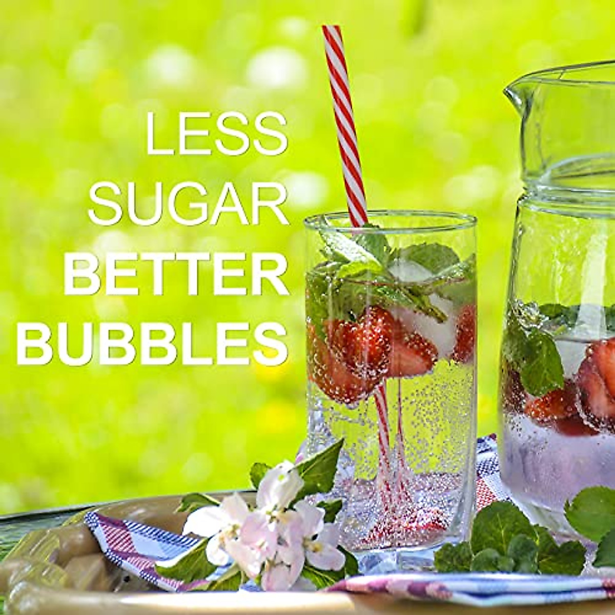 LANGSHI Soda Siphon Silver, Portable Seltzer Water Maker Soda Siphon for Home Club, 1 Liter Soda Maker Machine Sparkling Water Maker, Use 8 gram CO2 Cartridges