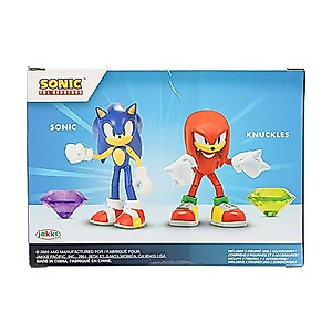 Sonic The Hedgehog Sonic 4" Figure 2 Pack Modern Sonic and Modern Knuckles