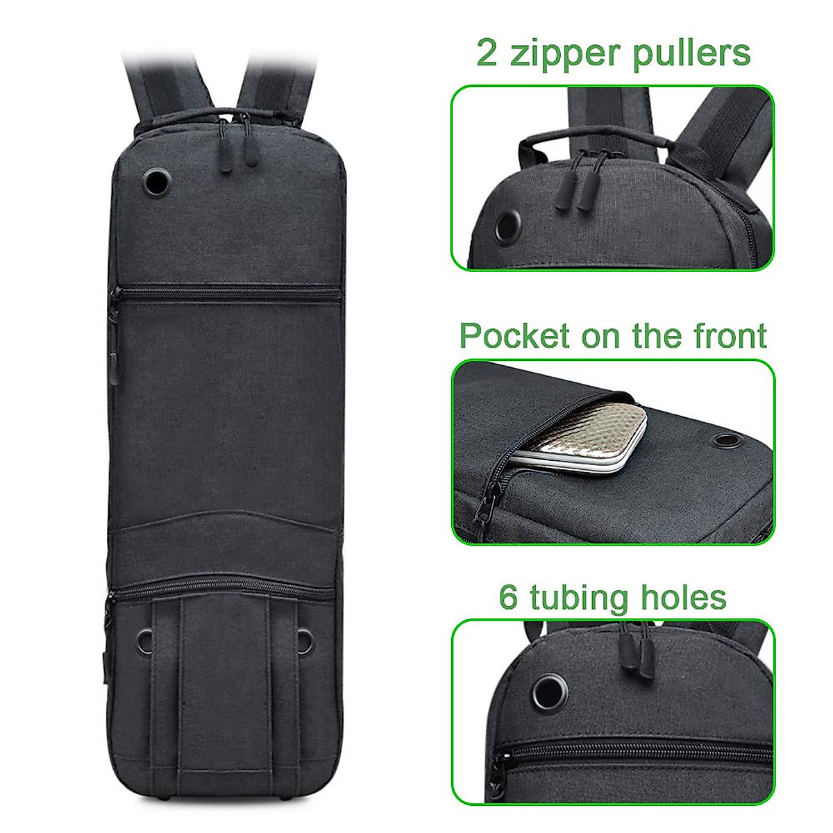 Oxygen Tank Backpack Portable Oxygen Cylinder Bag Carrying Travel Storage Fits M15(D) D Size Carrier Backpacks Holder o2 Bag