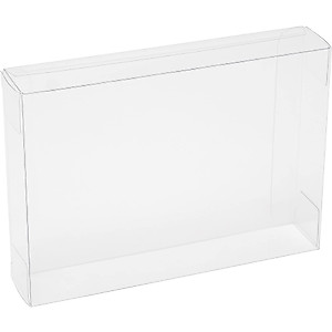 Viturio Super Nintendo SNES & N64 Game Box Protector Cases (10 Pack) Clear Plastic .35mm