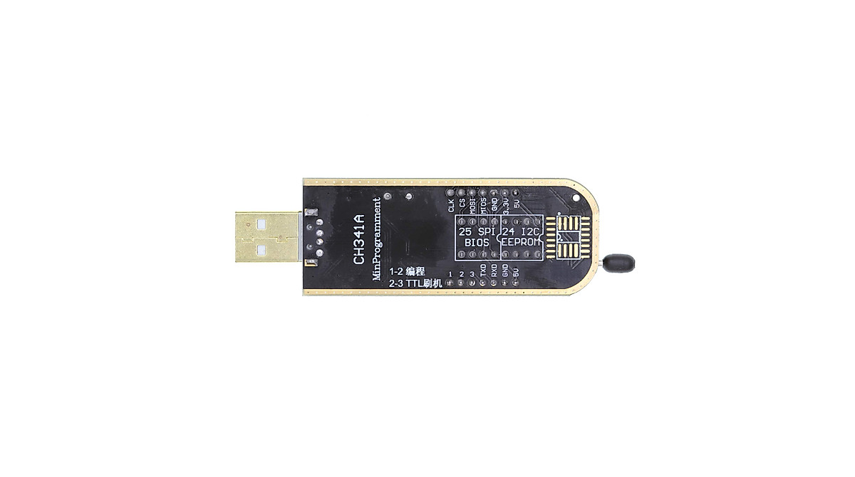 HUABAN CH341B USB Programmer for 24/25 Series SPI Flash Chips