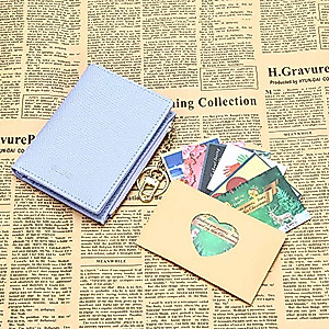 FEITH&FELLY Small Bifold Wallet for Women Zipper Coin Purse Credit Card Holder