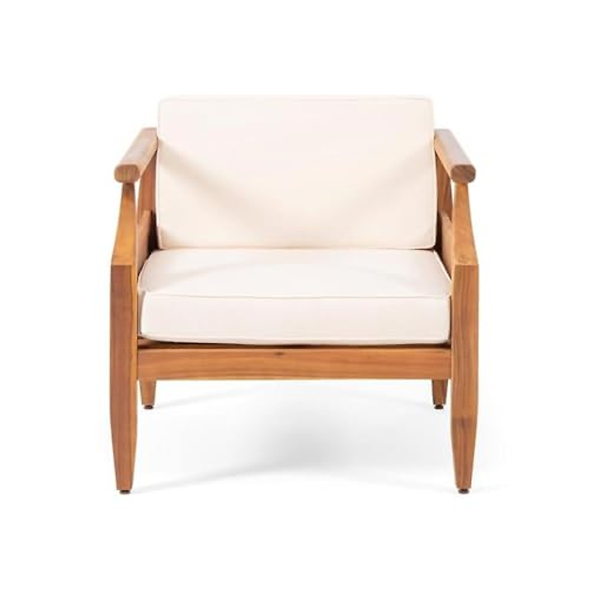 Noble House Aston Outdoor Club Chair (Set of 4) Teak