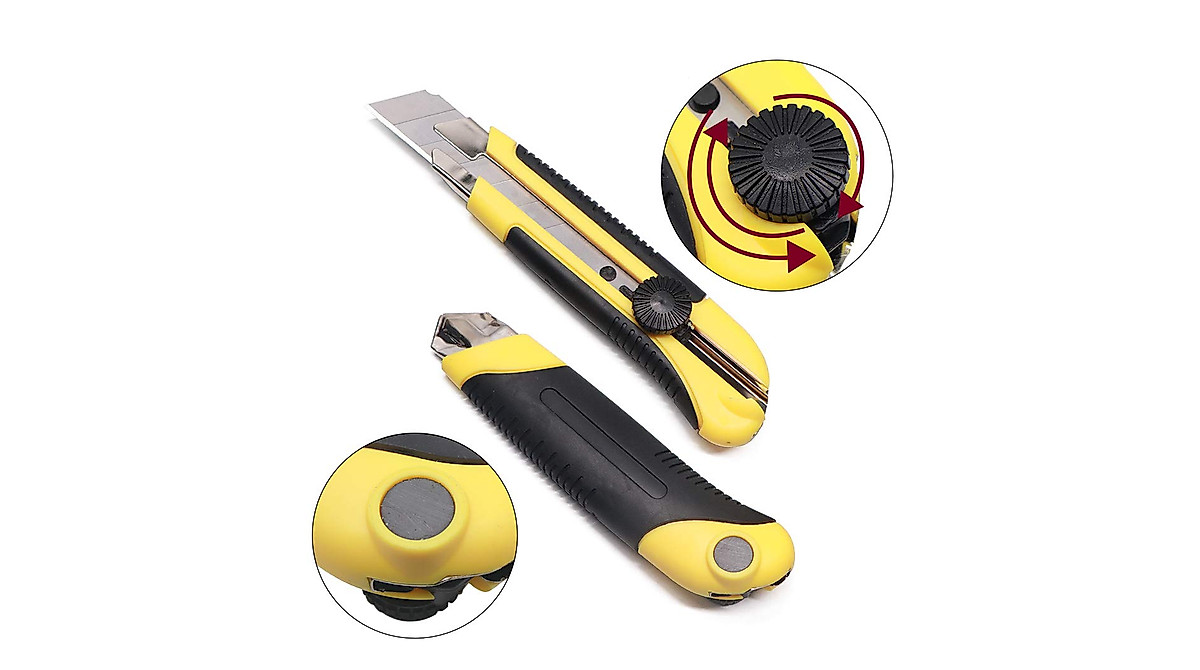 Scimaker 25MM Heavy Duty Utility Knife with Blades