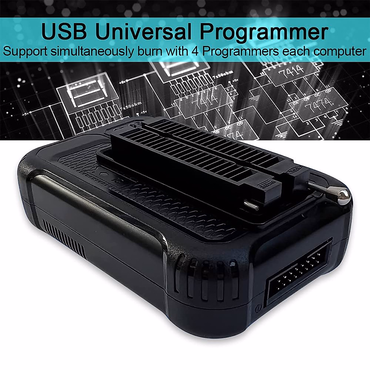 USB Universal Programmer for TL866II Plus EEPROM Flash MiniPro BIOS AVR AL PIC SP MCU Update Tool with 9 Adapter