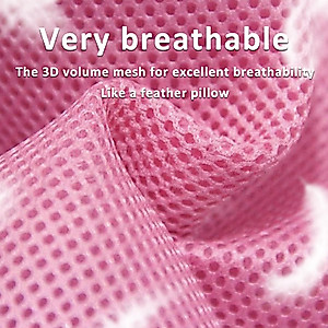 Winmily Dog Donut Collar,Breathable Soft Inflatable Dog Cone Collar for Large Medium Small Dogs Cats Alternatives After Surgery,E Collar,Elizabethan Collar for Dogs Recovery-Pink