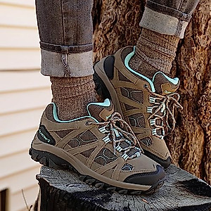 BEARPAW Women's Olympus Hiker Taupe Size 8 | Women's Outdoor | Women's Hiker Boot | Comfortable Hiking Boot