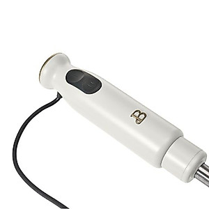 Beautiful 2-Speed Immersion Blender with Chopper & Measuring Cup, White Icing by Drew Barrymore