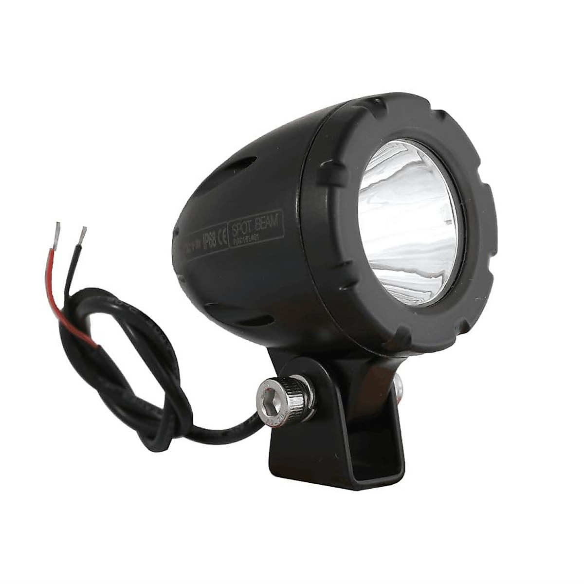 Super Bright Offroad 2" Round LED Fog Light Pods for Motorcycle, 6000K Cool-White Long Range Spot Beam, Rugged Die-Cast Aluminum Housing, Corrosion & Vibration Resistant Waterproof, 12V/24V DC, 2-Pack