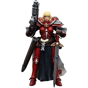 JOYTOY New 1/18 Warhammer 40,000 Action Figure Adepta Sororitas Battle Sisters Order of The Bloody Rose Sister Superior Kamina Collection Model