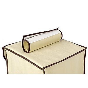 Ziz Home Hanging Closet Organizer with Zipper | 6 Shelves 12”x 12” 48" Closet Organizers and Storage Hanging Sweater Organizer for Closet Storage Hanging Clothes Sweater Shoe Storage Shelf