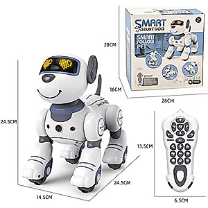 ZWXC Remote Controlled Dog Toy for Child, Interactive Dance Dog Robot Remote Control, Spilled Support, Dancing with Music