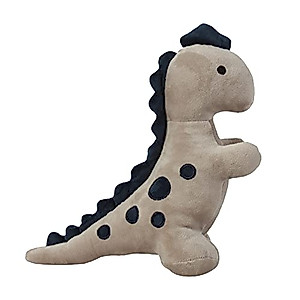 Linzy Plush 10.5'' Titan Baby Soft Plush Dinosaur, Gray Color, Huggable and Cuddly Bedtime Plush Toy, Stuffed Animals Dinosaur for Baby. 10.5'' Standing High.