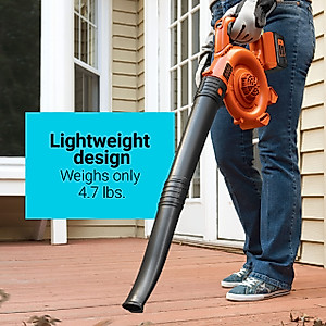 BLACK+DECKER 40V MAX* Cordless Hard-Surface Sweeper with POWERCOMMAND, Tool Only (LSW36)