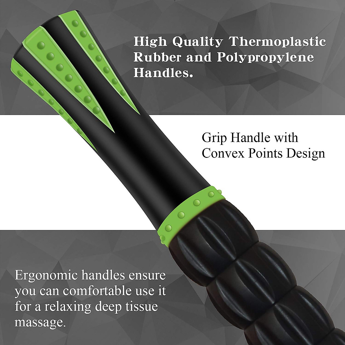 Muscle Roller, Massage Roller Stick for Athletes, Help Reducing Muscle Soreness Cramping Tightness Leg Arms Back Calves Muscle Massager