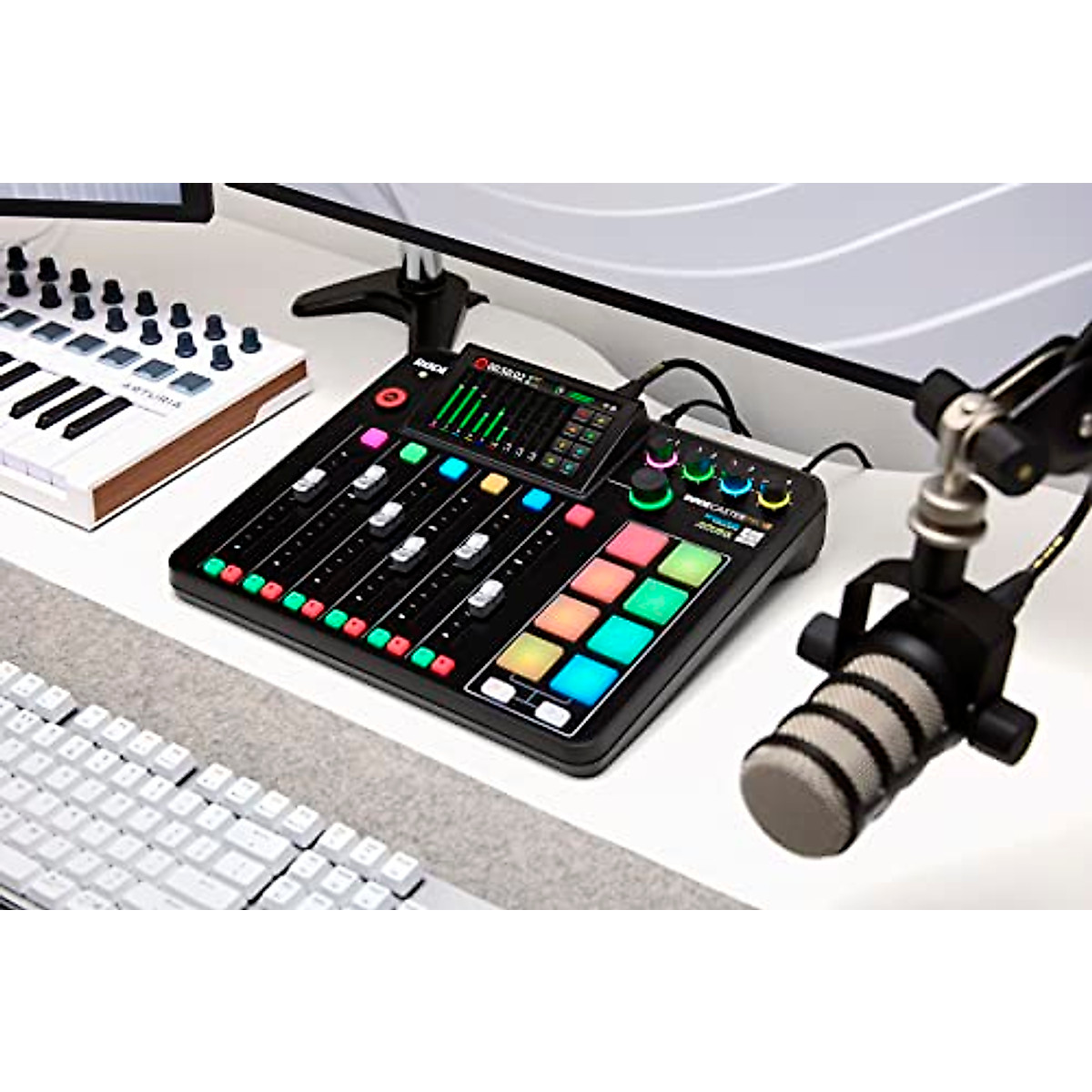 RØDE RØDECaster Pro II All-in-One Production Solution for Podcasting, Streaming, Music Production and Content Creation,Black
