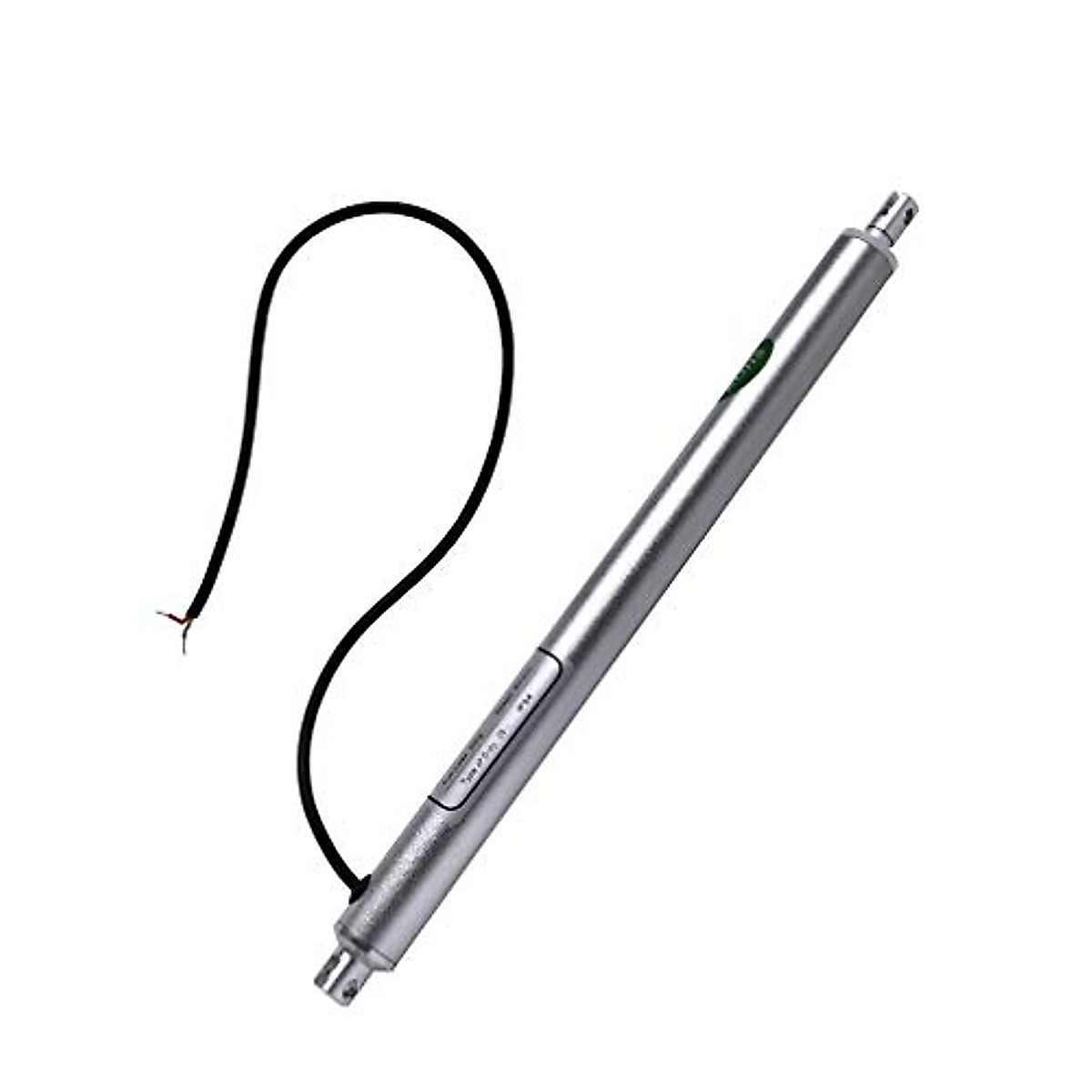 SOViK 12V DC Micro Linear Actuator 6 inch Stroke Max Force 22lbs Speed 0.5"/sec Tube Diameter 0.8" Internal Limit Switch