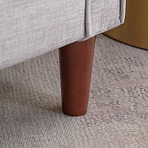 Accent Chair Living Room Chair Versatile Accent Chair for Any Occasion Experience The Comfort Solid Wood Legs and 300lbs Weight Capacity,Light Gray