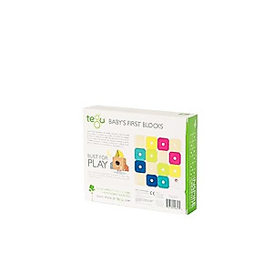 Tegu 15 Piece Magnetic Baby’s First Building Blocks, Tints