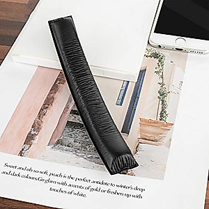 Geekria Protein Leather Headband Pad Compatible with Sennheiser HD380 PRO, HD380, PC350, Game Zero Headphone Replacement Headband/Headband Cushion/Replacement Pad Repair Parts (Black)