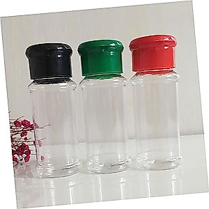 FELTECHELECTR Condiment Jars 24pcs Dispenser Mini s Plastic to Go Containers Empty Jars Condiment Jars Pepper Plastic Pepper Shakers Storage Jar Storage Bottle Salt Shaker Storage Containers