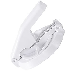 Hemoton 1Pc Dumpling Wrapper Manual Tortilla Maker Tortilla Maker Machine Mountain Pie Maker Dumpling Dough Presser Taco Tortillas Manual Dough Press Tool White Household to Rotate Folder