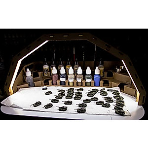 LED Light Add-On for Painting Stations - Fully Assembled with Power Supply