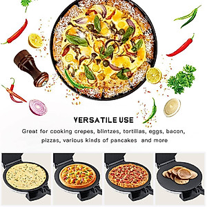 Electric Roti Maker Tortilla Press 10 Inch Multipurpose Electric Tortilla Maker Automatic Electric Chapati Press with Removable Handle Roti Tortilla Maker Tortilla Press Electric Non Stick