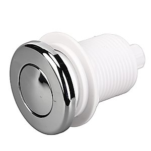 Air Pressure Bath Switch, ABS Tub Spa Massage Bath Garbage Disposal Sink Top Air Pressure Start Button Waterproof Pushbutton Switch for Bathtubs Swimming Pools