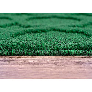 Garland Rug Garden Trellis 4 ft. x 6 ft. Indoor/Outdoor Area Rug Green