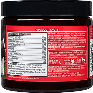 Hyland's Naturals - Dogs - Max Mobility, 90 Soft Chews, Supports Joint Health, Mobility & Flexibility, with Organic Turmeric Root, Glucosamine & Chondroitin, BBQ Chicken Flavor