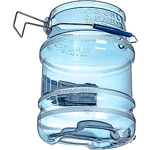 San Jamar Shorty Saf-T-Ice Commercial Ice Tote, 5 gal, (1 Pack)