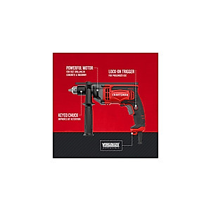 CRAFTSMAN Drill / Driver, 7 Amp, 1/2 inch, Corded (CMED741)