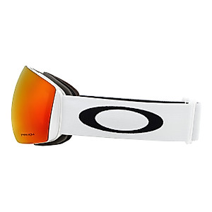 Oakley Flight Deck L Prizm Snow Goggles Matte White With Prizm Torch Lens + Case
