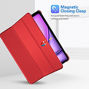 ProCase Smart Case for iPad Pro 12.9 2022/2021/2020/2018, Slim Stand Hard Back Shell Smart Cover for iPad Pro 12.9" 6th Gen/5th Gen/4th Gen/3rd Gen -Red