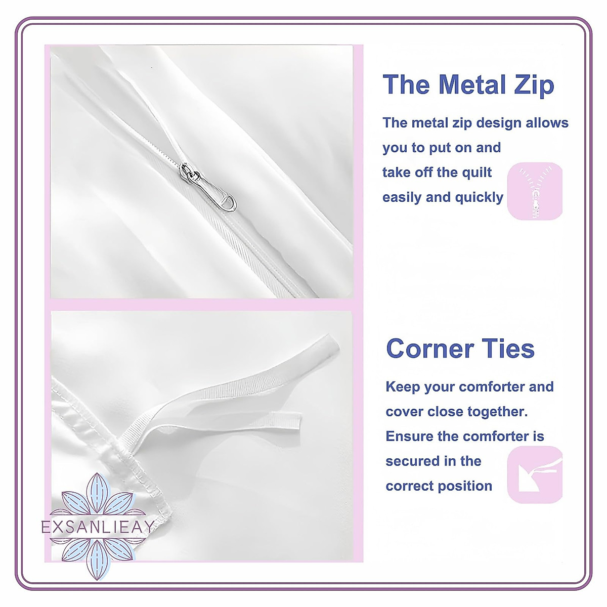 Bernese Mountain Dog Duvet Cover Full Animals Full Size Bedding Sets Soft Skin-friendly, Quilt Cover 80"x90" with 2 Pillow Sham 20"x26" - Zipper Closure and Corner Ties for Kids Teens Adult