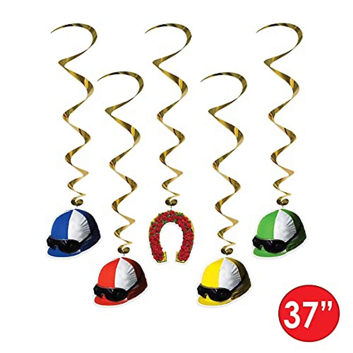 Derby Day Whirls (5/Pkg)