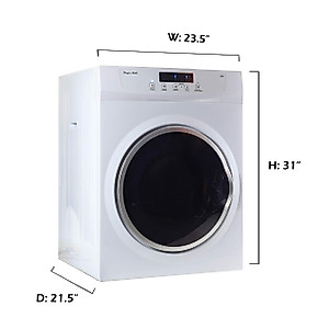 Equator ED860 Compact 3.5cu.ft. Dryer-Sensor Dry/Refresh function