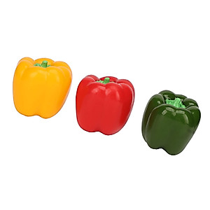 Dog Squeaky Chew Toys,Cute Pepper Shape Teeth Grinding,Cuddly Soft Toy for Dogs,Interactive Boredom Relief Bite Resistant Squeaky Squeeze Dog Toy for Medium Dogs