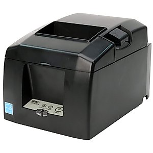 Star Micronics TSP654IIBi2 Bluetooth Thermal Receipt Printer with Auto Connect for iOS, Auto-cutter, and External Power Supply - Gray (Renewed)