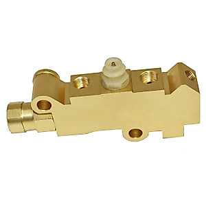 A-Team Performance - Combination-Proportioning Valve PV4 172 1361 PV71 - Heavy Brass Finish - Heavy Duty For Disc/Disc Brakes - Compatible With Ford Chevy Mopar - Premium Quality Brass Material