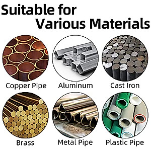 Aceteel 5PCS No 6-32 UNC HSS Machine Tap, 6 x 32 UNC Right Hand Thread Tap