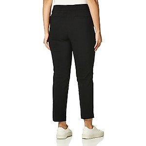 Briggs New York Super Stretch Millennium Slimming Pull-on Ankle Pant Pants, Black, 14