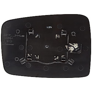 Fit System 33244 Driver Side Heated Mirror Glass w/Backing Plate, Dodge Ram Pick-Up 1500, Ram Pick-Up 2500, 3500, 6 3/8" x 9" x 10" (w/o Towing pkg, w/o auto dimming)