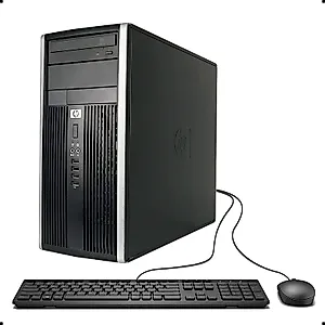 HP Compaq Pro 6200 Tower Desktop PC, Intel Core i3-2100 3.1GHz, 8G DDR3, 1T, WiFi, Bluetooth 4.0, DVD, Windows 10 64-Multi-Language Support English/Spanish/French (Renewed)