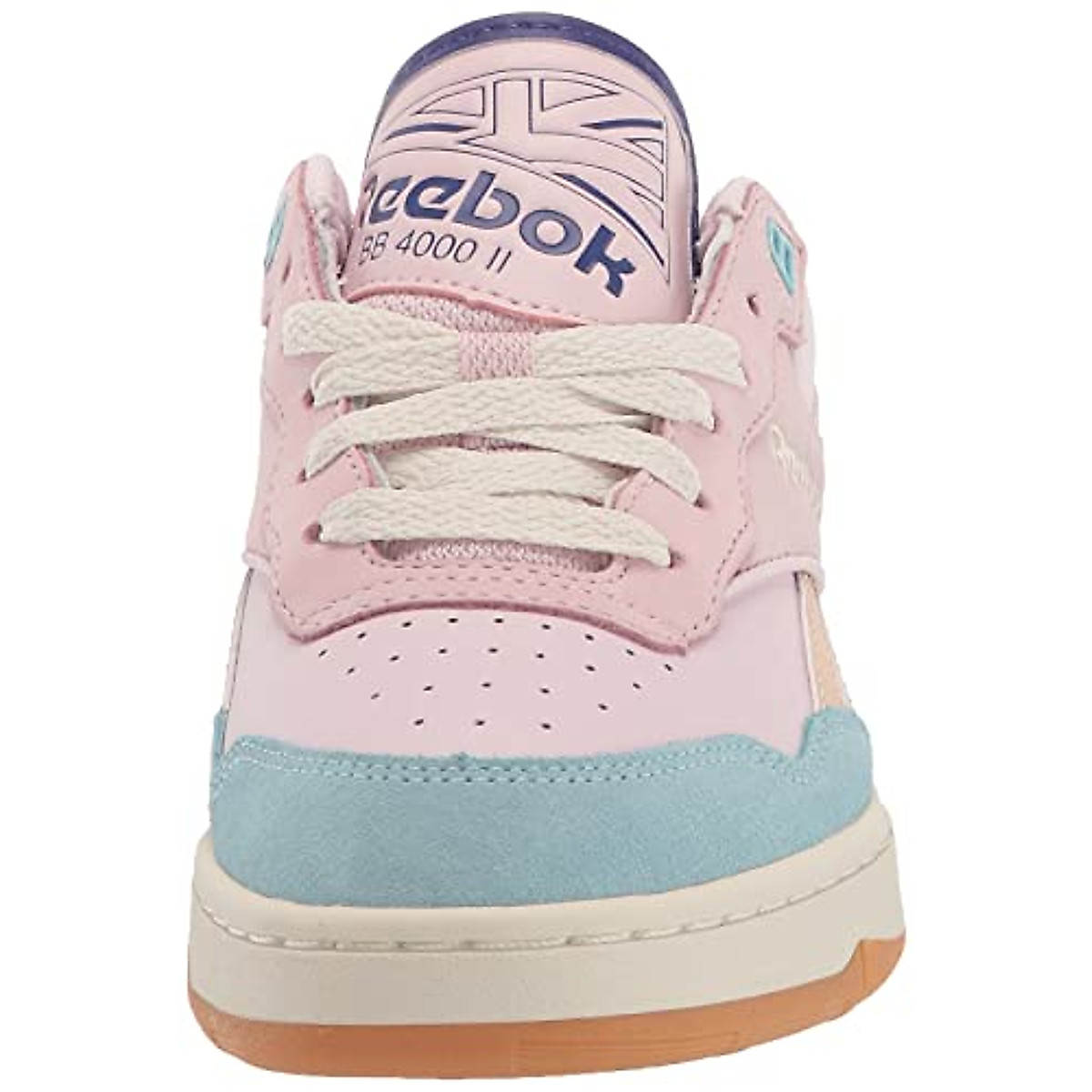 Reebok Women's BB 4000 II Basketball Shoe, Pixel Pink/Vintage Chalk/Blue Pearl, 6 Women