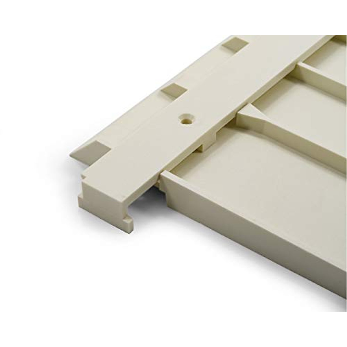 Camco Knife Safe - Securely Mounts on Wood or Metal Surfaces, Holds 7 Cooking and Carving Knives, Organize and Store Knives While Creating Space - (9" x 11") Beige (43583)