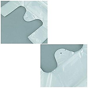 Begale 480 Count Plastic T-Shirt Shopping Bags, Reusable Carryout Bags