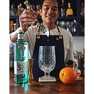 Barfly Talon Ice Tong, Antique Brass