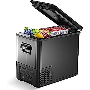 Adoolla 42QT Car Refrigerator, Black